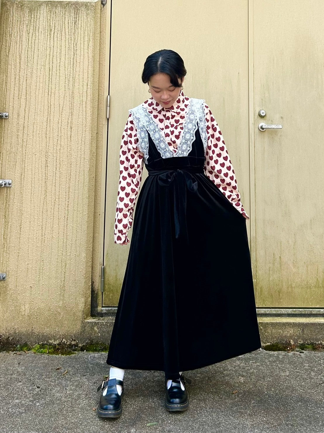 '-AYUMI's select-ベロアノースリーブワンピース| own it(オウンイット)公式| 多系統女子| 多系統ファッション